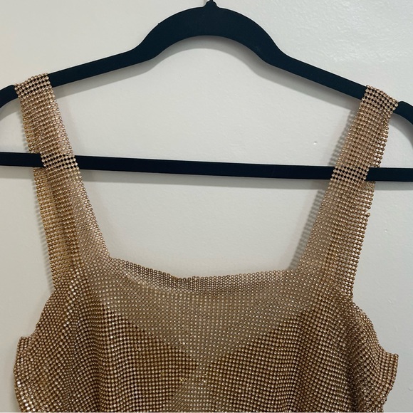 Tops | Gold Chain Crop Top | Poshmark
